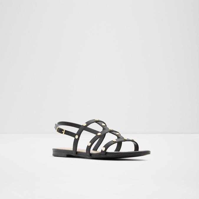 Astiria Women's Black Flat Sandals | Aldo Shoes